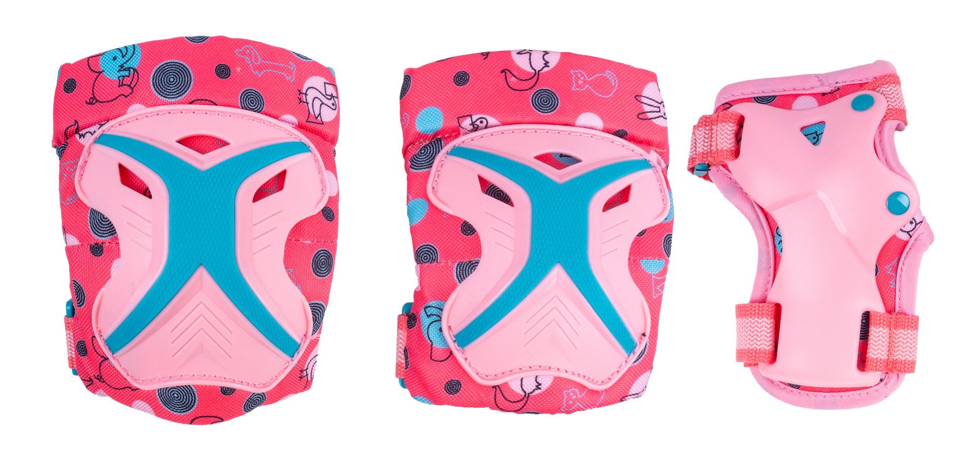 Набор детской защиты Tech Team Safe Fit Kids 3.0 - Pink, купить с ...
