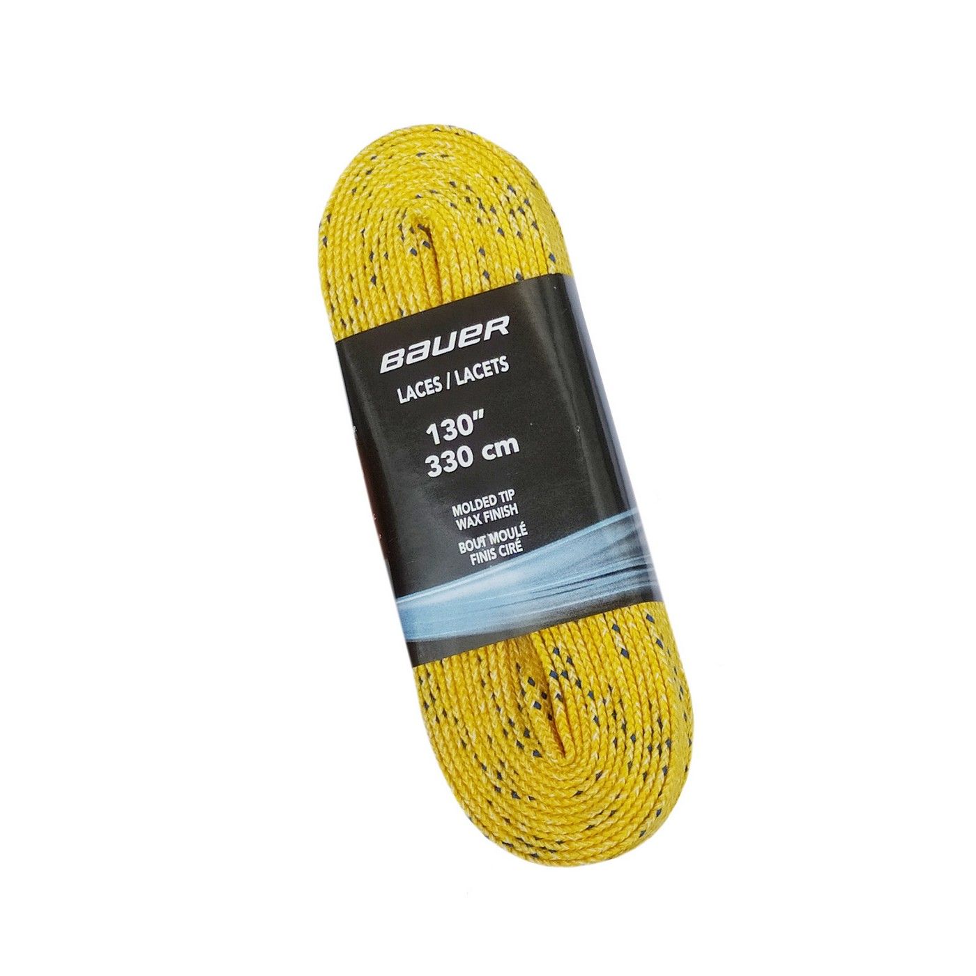Bauer Wax Laces W/Double Tracer - Yellow, купить в Москве