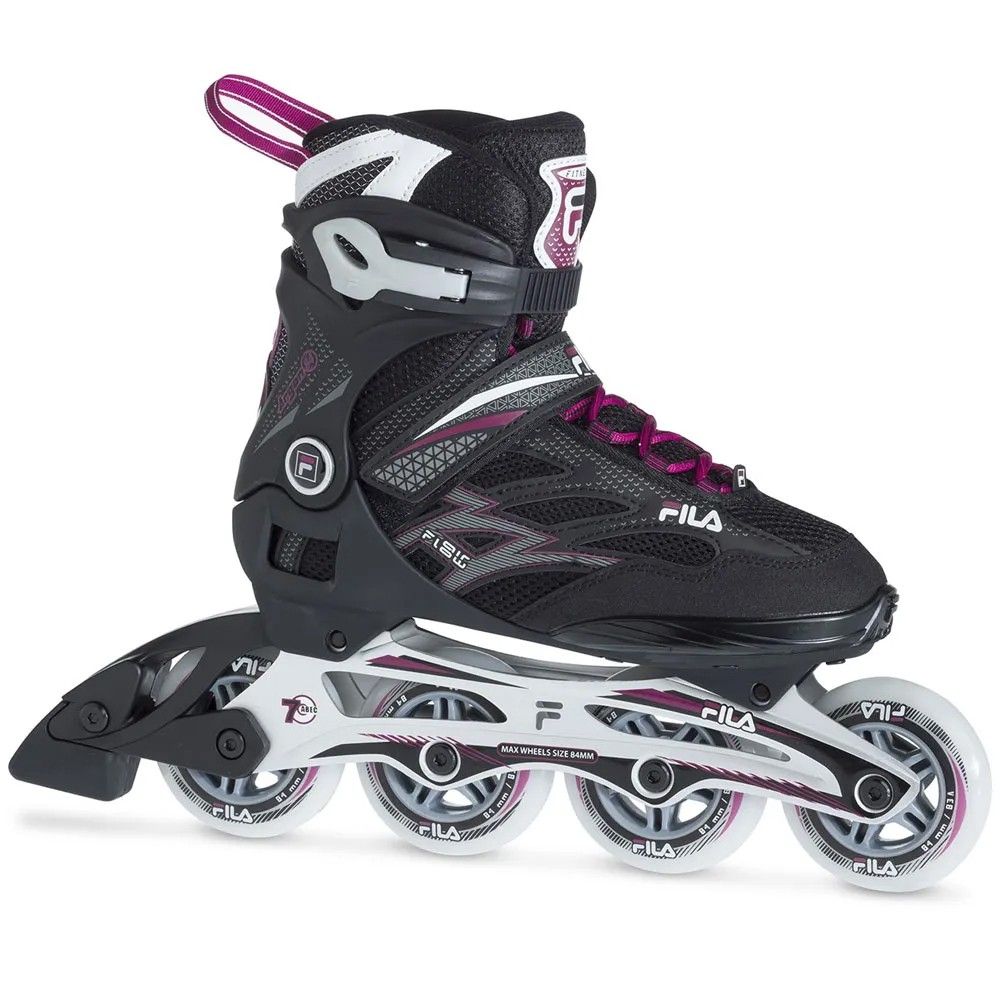 Ролики Fila Argon 84 - Lady 2021 Black/magenta - Купить с доставкой по ...