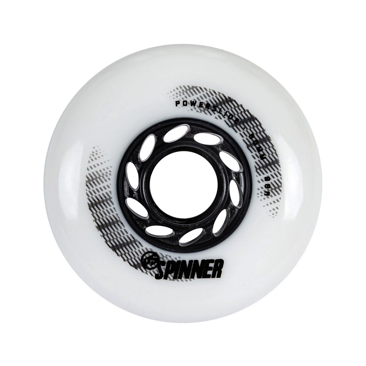 Колеса для роликовых коньков Powerslide Spinner 80mm/88A White (4 шт ...