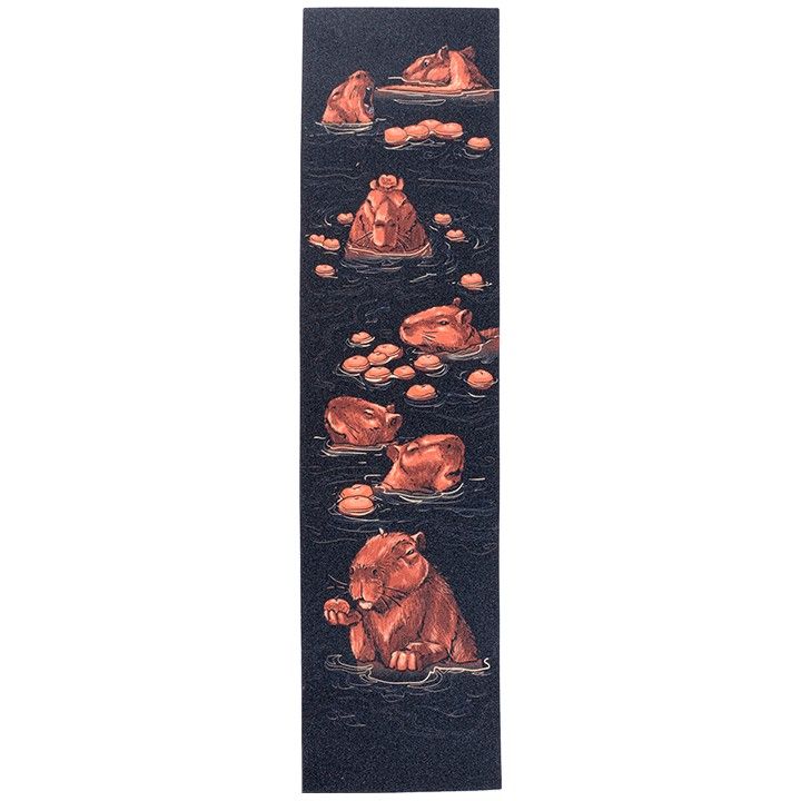 Шкурка Tech Team Griptape Kapibara Black 153х610, купить с доставкой по Москве и России